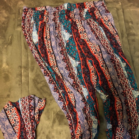 Pants & Jumpsuits | Aztec Print Palazzo Pants | Poshmark